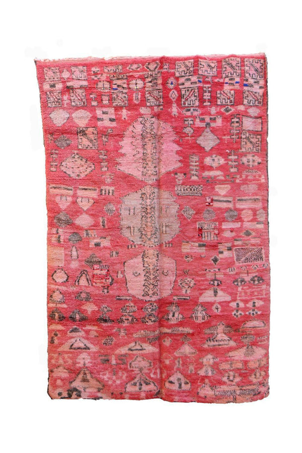 Moroccan Rehamna Wool Rug 8.5 x 5.8 ft / 260 x 178 cm – Surcoma